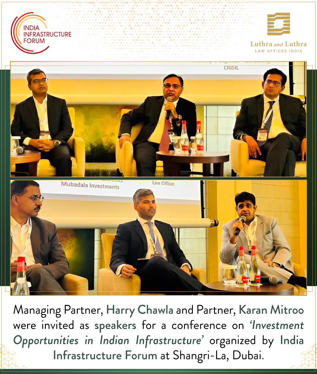 Managing Partner, Harry Chawla and Partner, Karan Mitroo were invited ...